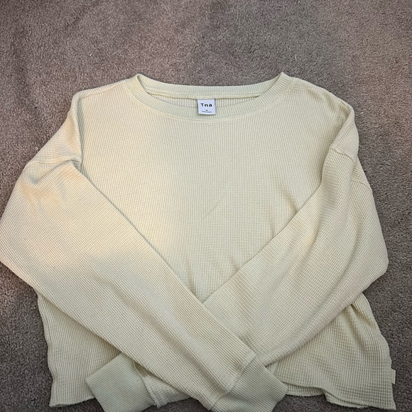 TNA | Tops | Tna Alamo Thermal In Light Yellow | Poshmark